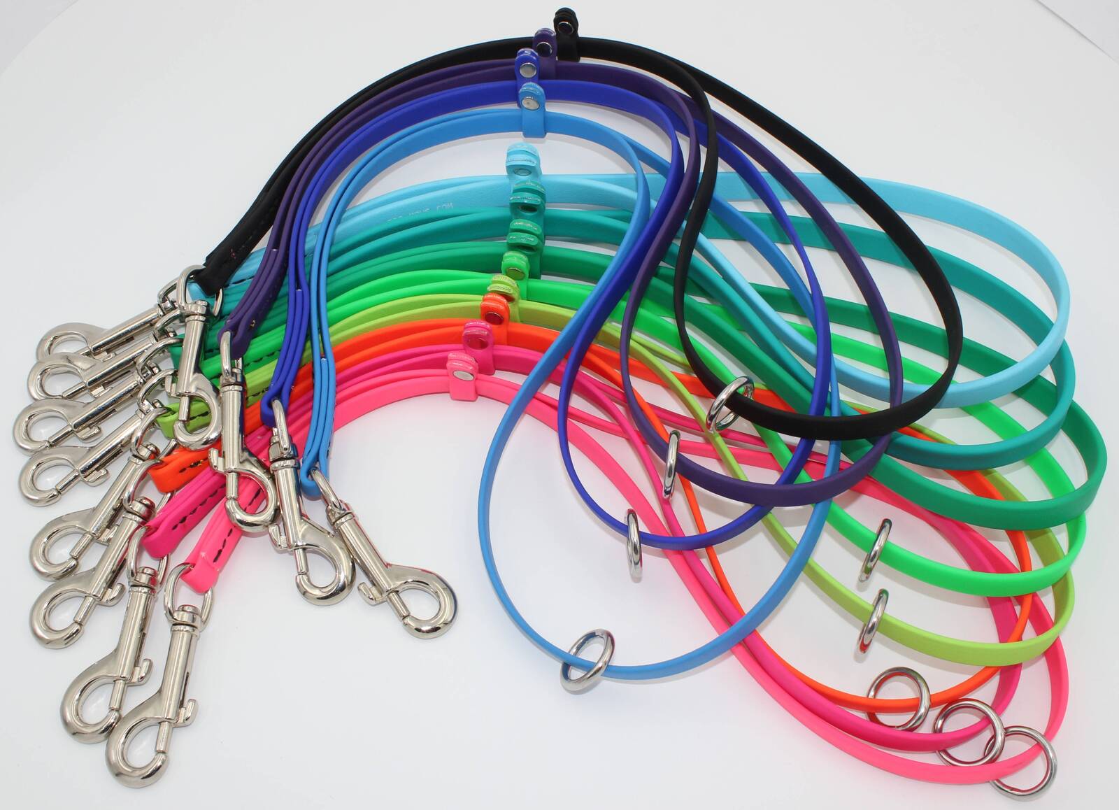 1pc GroomTech Biothane Grooming Loops with ring 18" x 1/2" - Groomtech